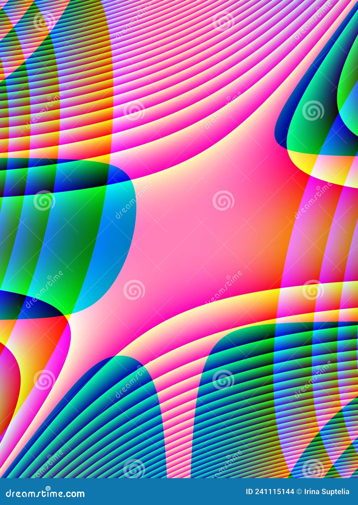 Abstract Image Bright Multicolor Graphic Drawing Stock Photo - Image of ...