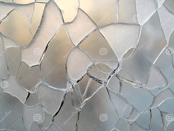 Abstract Image of Broken Glass, Translucent Texture Stock Illustration - Illustration of pattern ...
