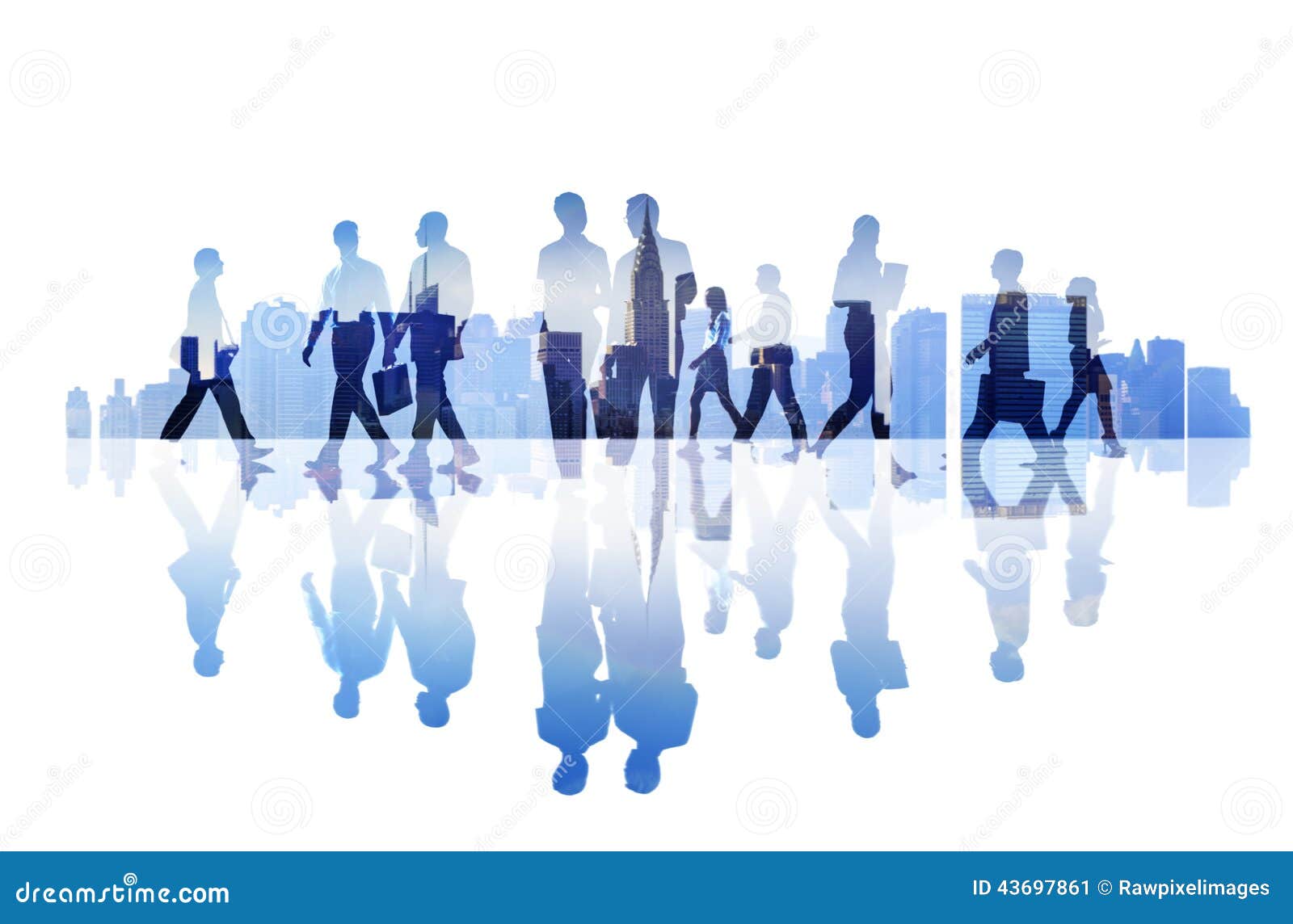 Abstract Image of Business People S Busy Life Stock Image - Image of ...