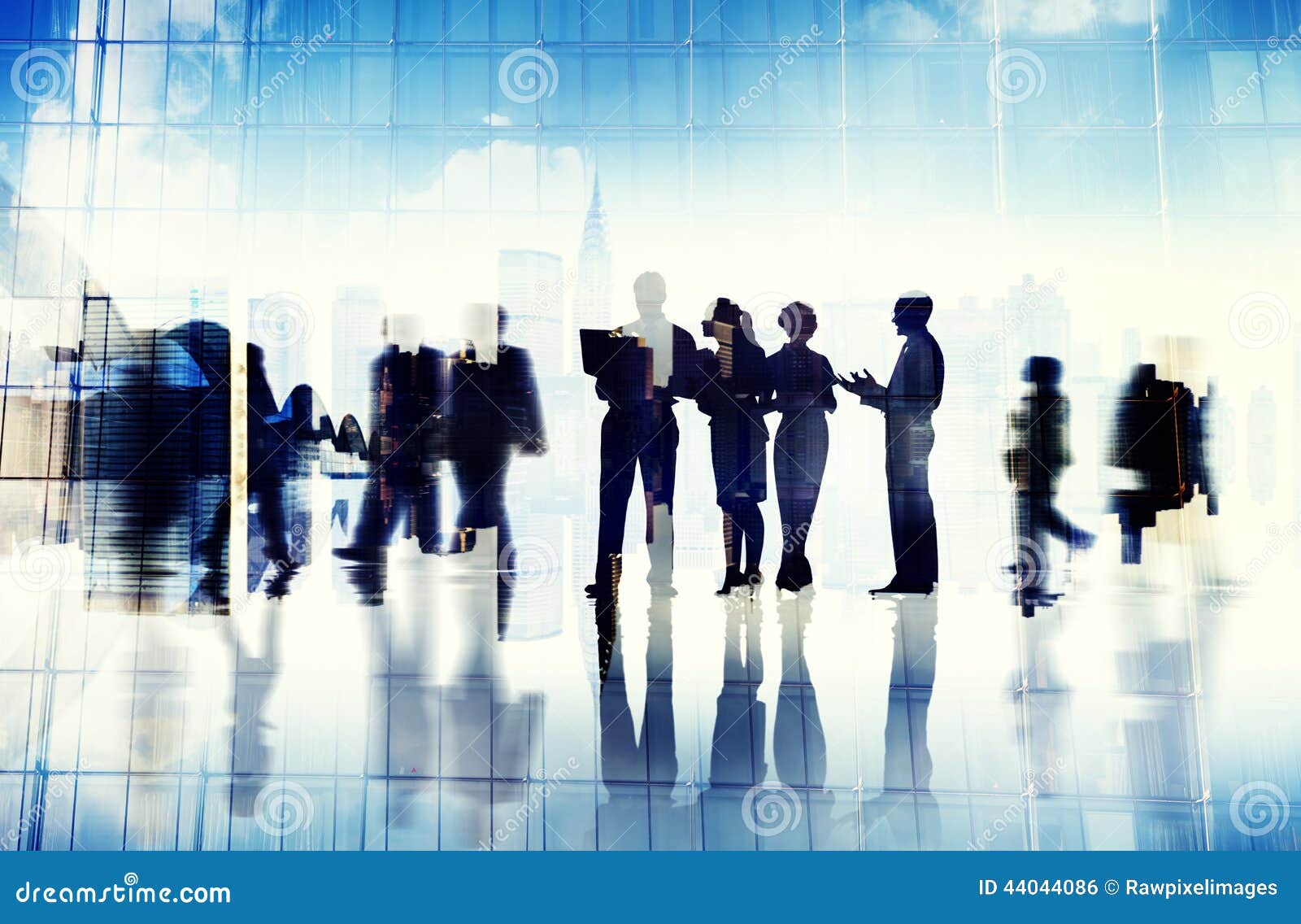 Abstract Image of Business People S Busy Life Stock Photo - Image of ...