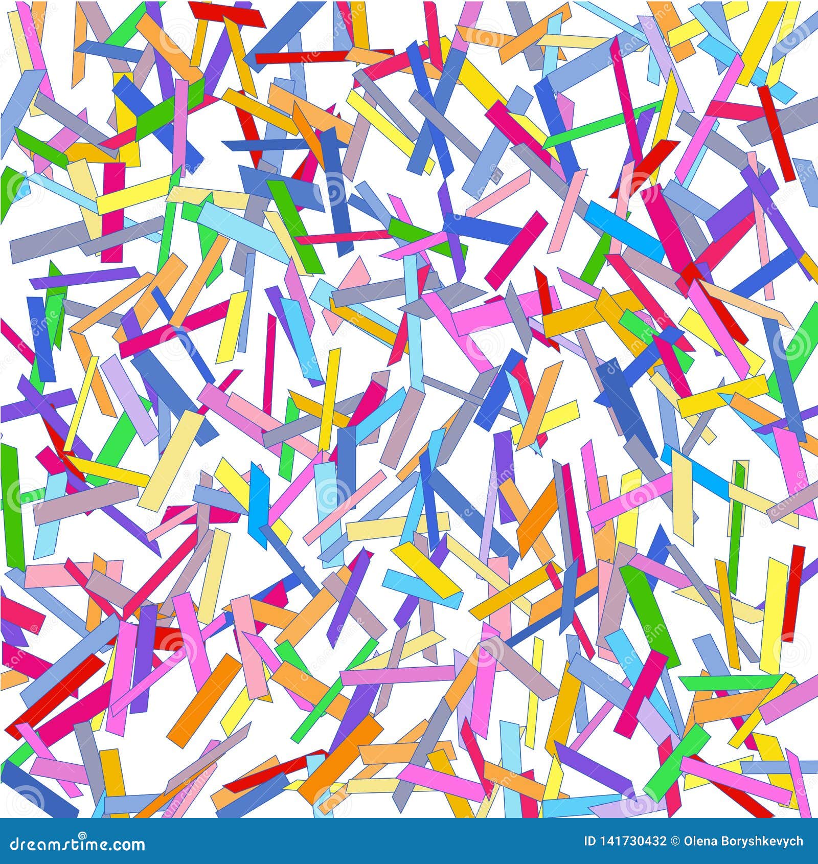 Abstract Image of Colored Rectangles Stock Vector - Illustration of ...