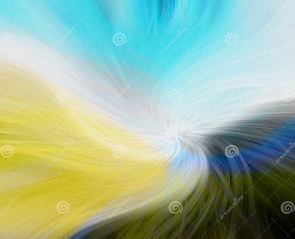 Abstract Image of Colorful Lines with Random Curved Paths Stock ...