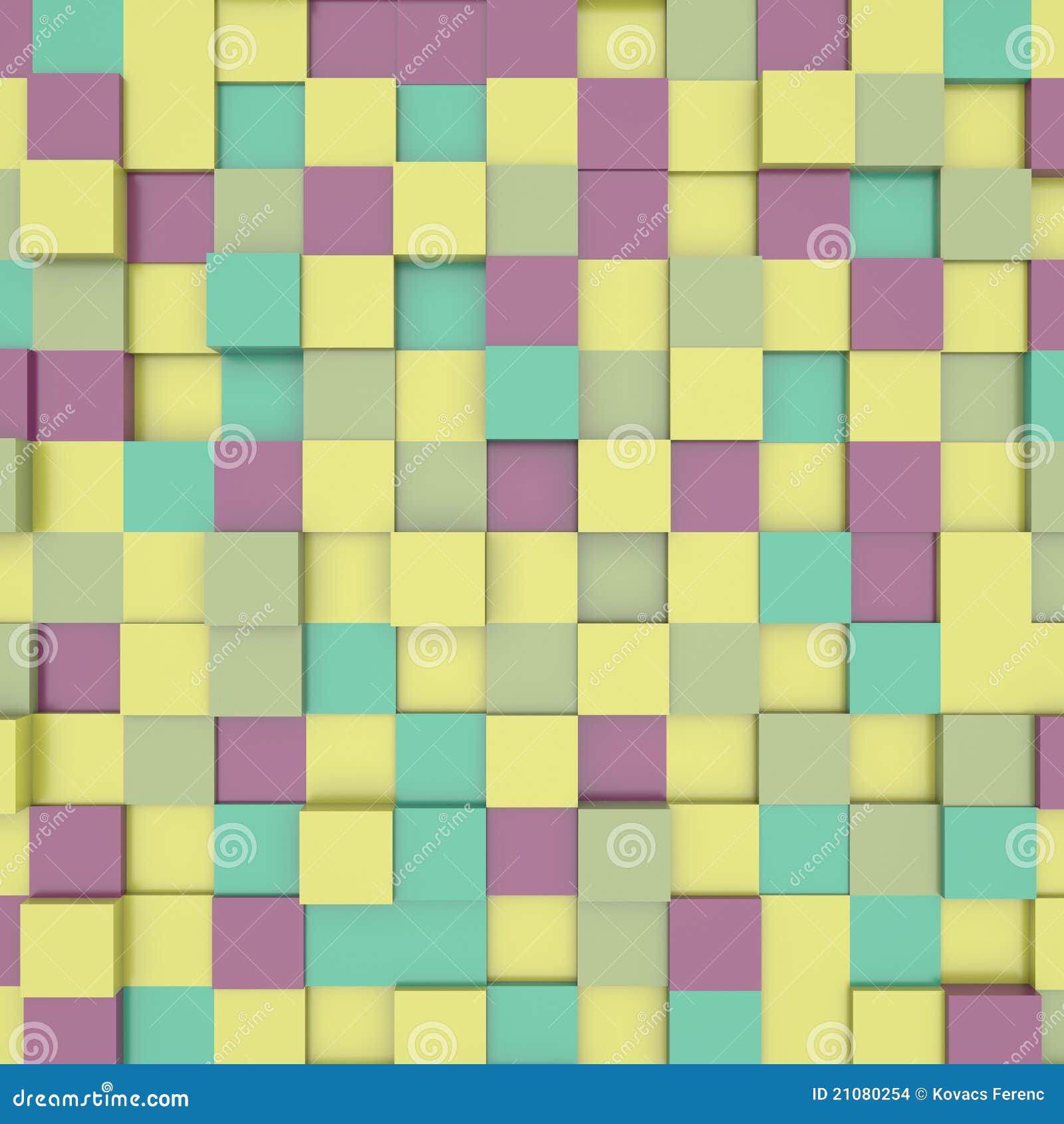 Abstract Image of Cubes Background Stock Illustration - Illustration of ...