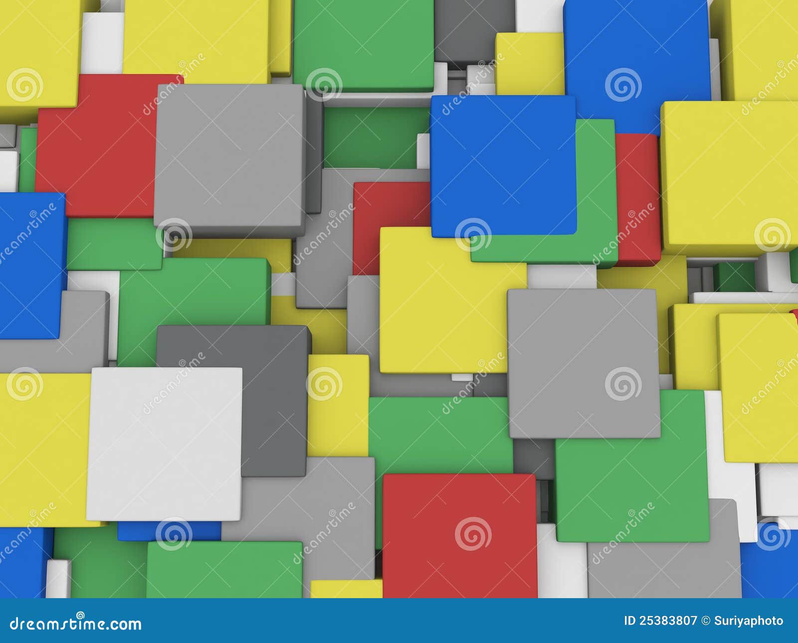 Abstract Image of Cubes Background Stock Illustration - Illustration of ...