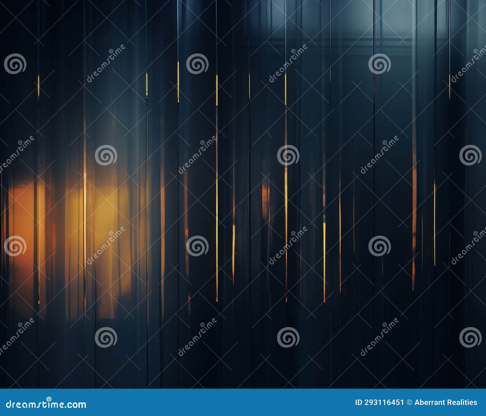An Abstract Image of a Dark Room with Lights Stock Illustration ...