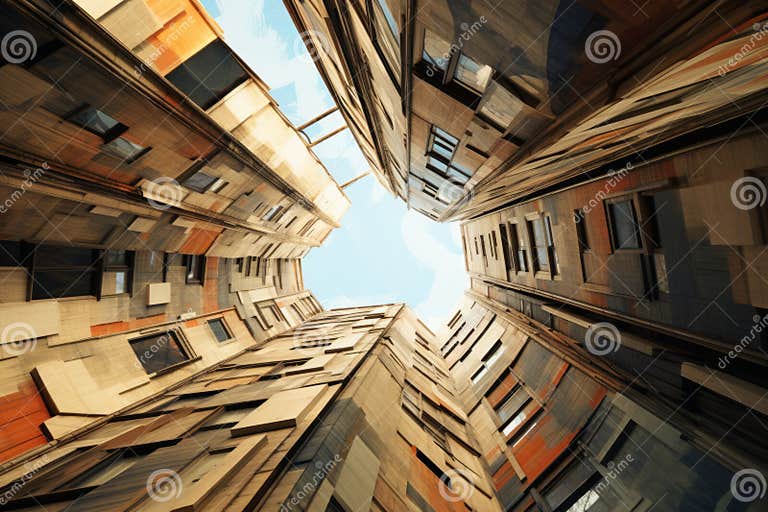 An Abstract Image of a Distorted Window View, Distorting Reality ...