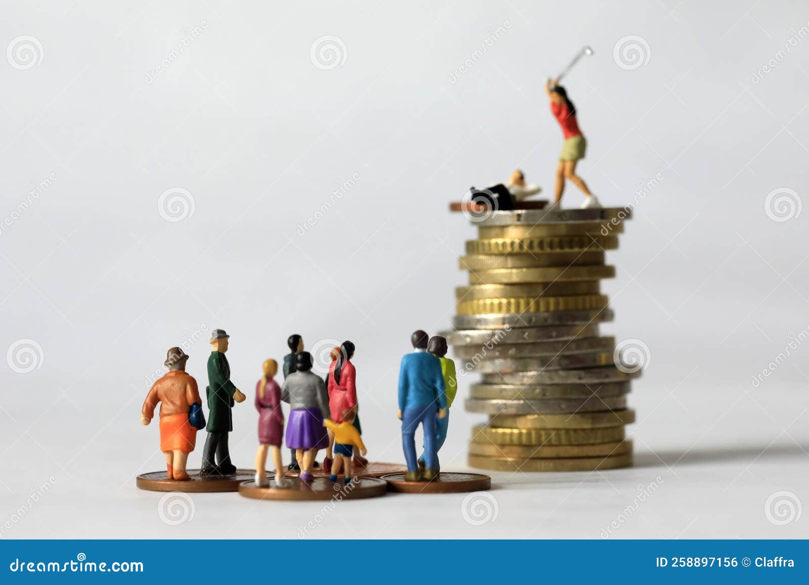 Abstract Image of Economic Inequality Stock Photo - Image of finance ...