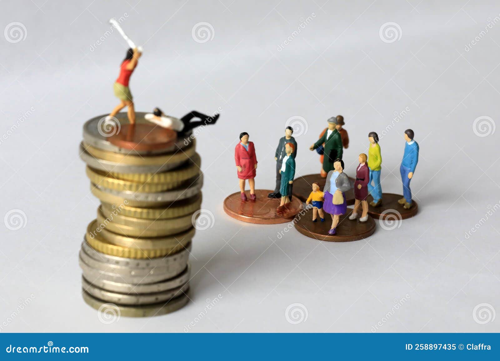 Abstract Image of Economic Inequality Stock Image - Image of inequality ...