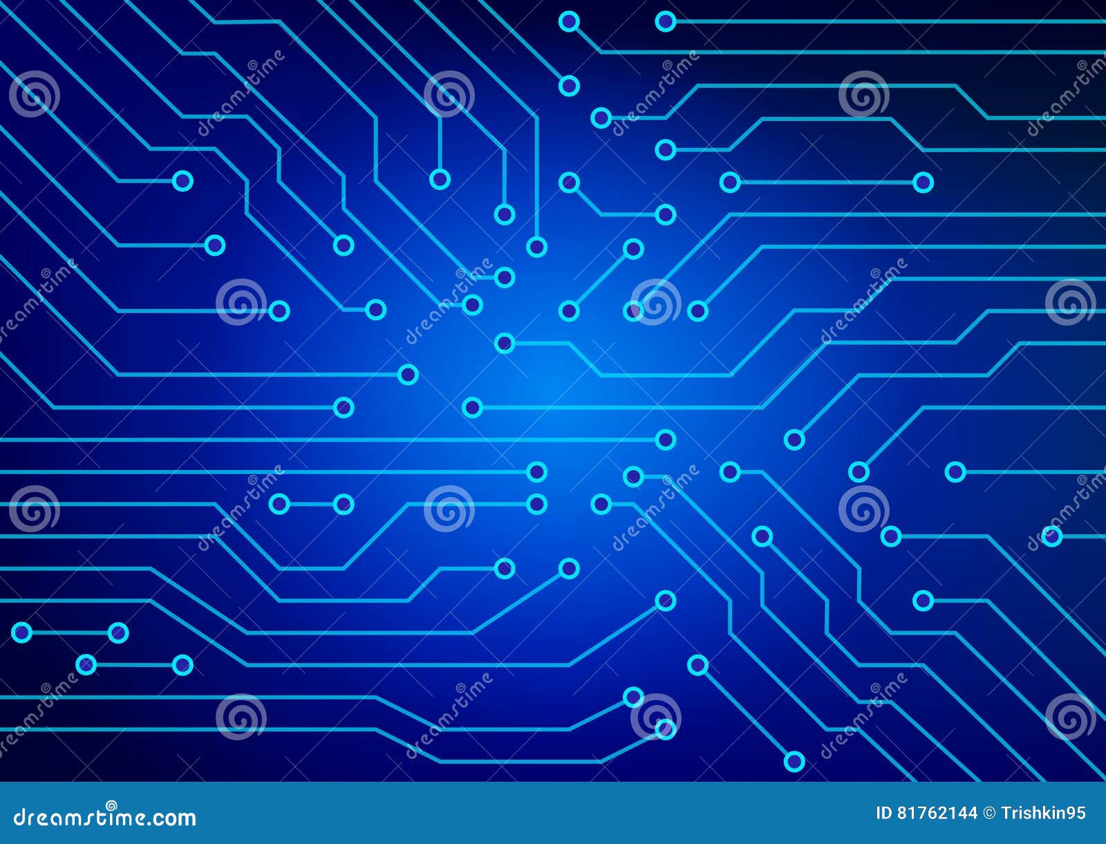 The Abstract Image of Electrical Circuits Used in Various Devices Stock ...