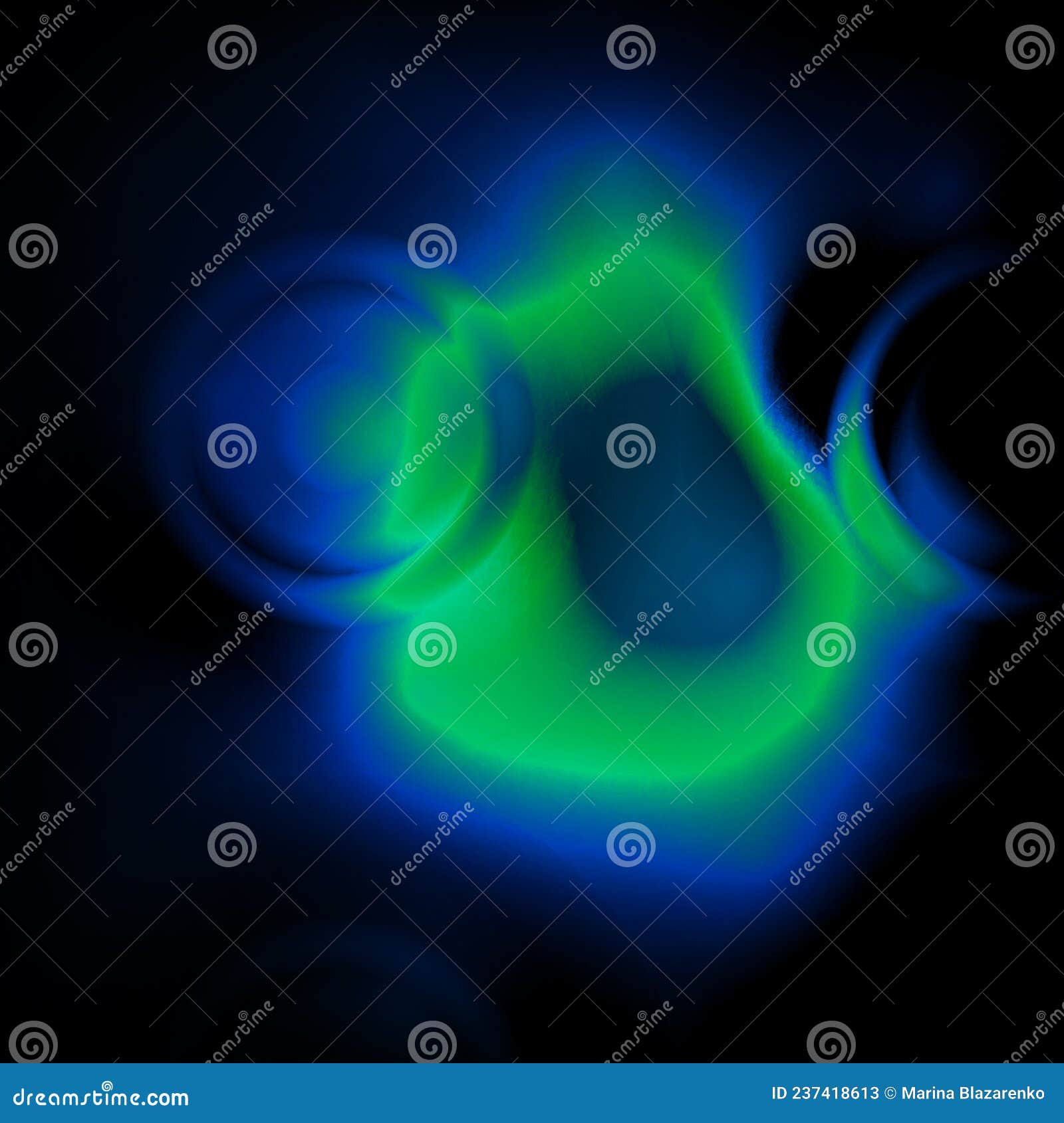 Abstract Image of the Flow of an Energy Blob for Design.3d Stock ...