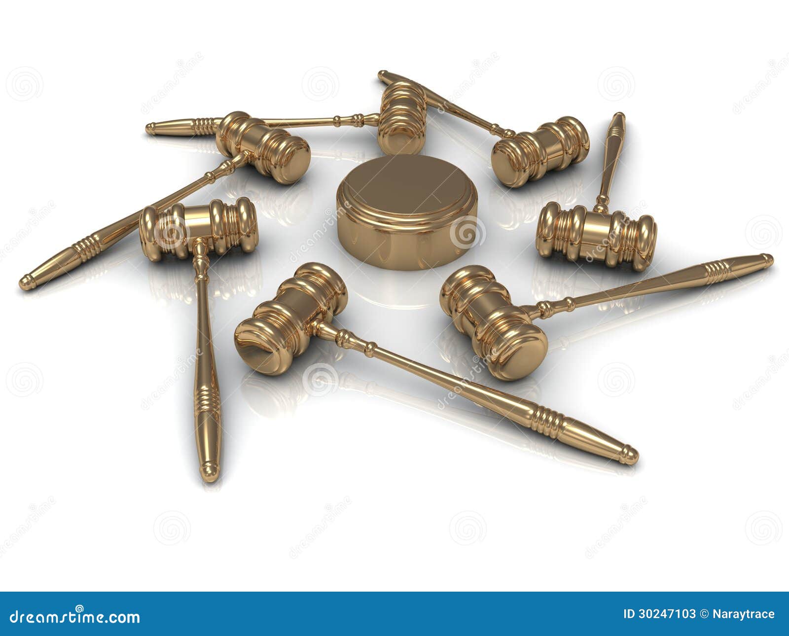Abstract Image 7 Golden Judges Gavel Stock Illustration - Illustration ...