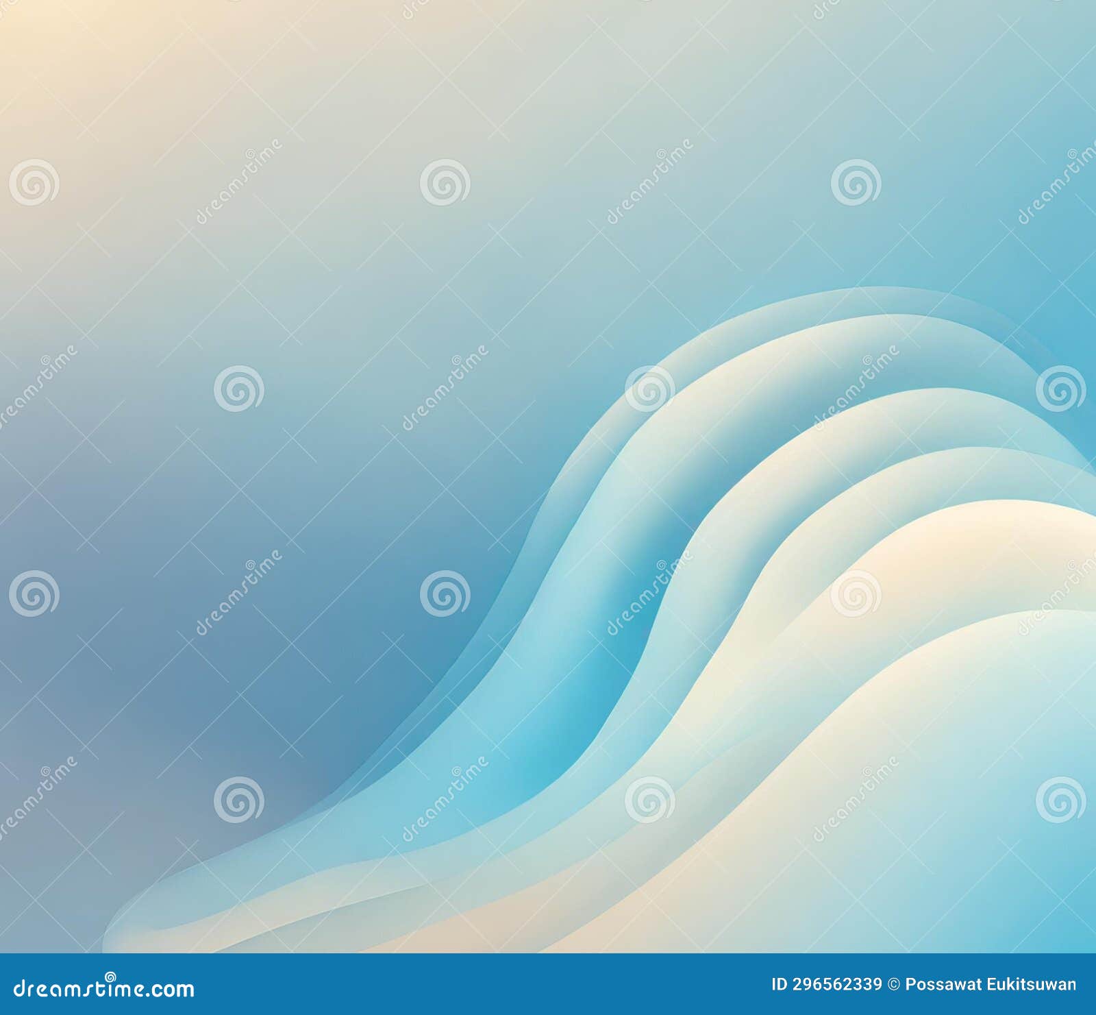 Abstract Image with a Gradient Background Transitioning from Cream To ...