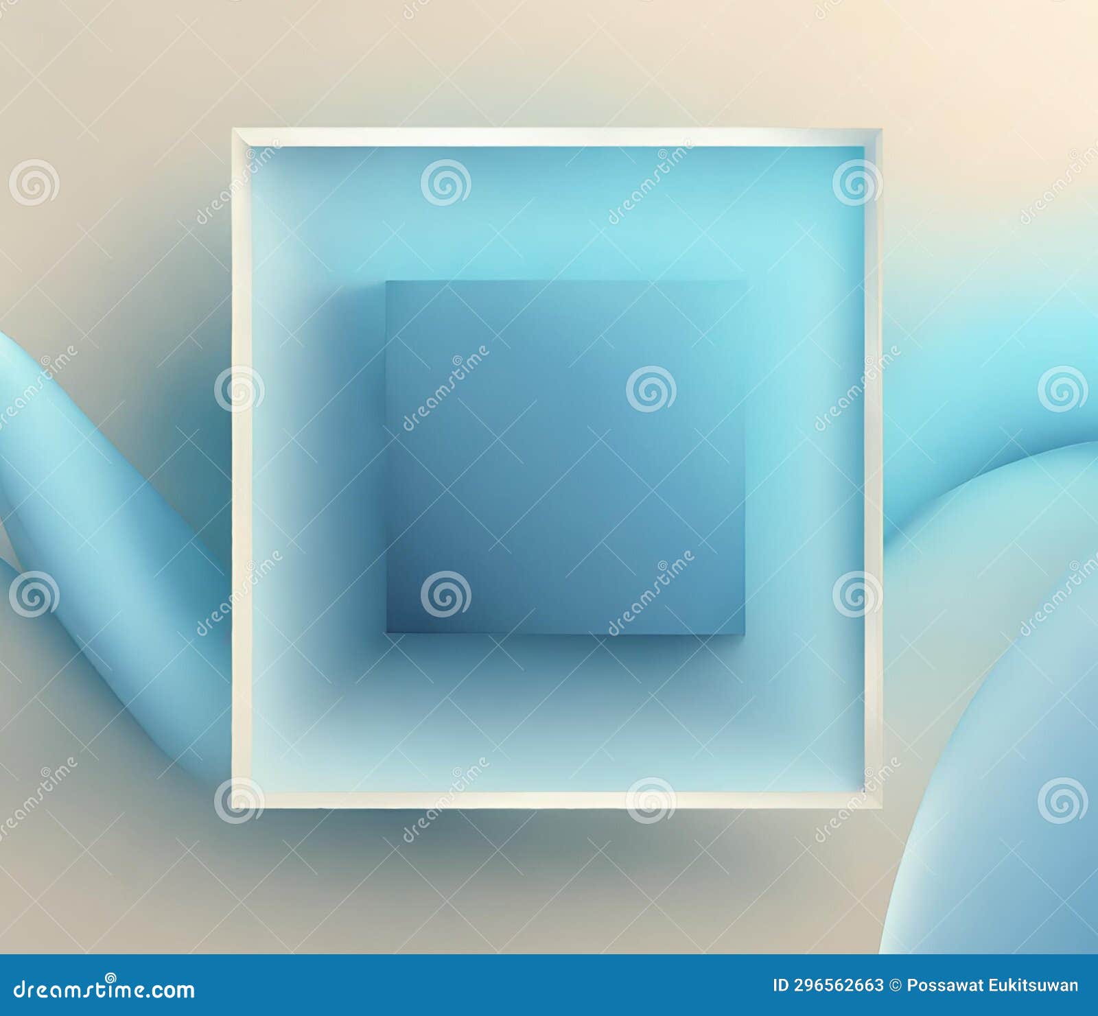 Abstract Image with a Gradient Background Transitioning from Cream To ...