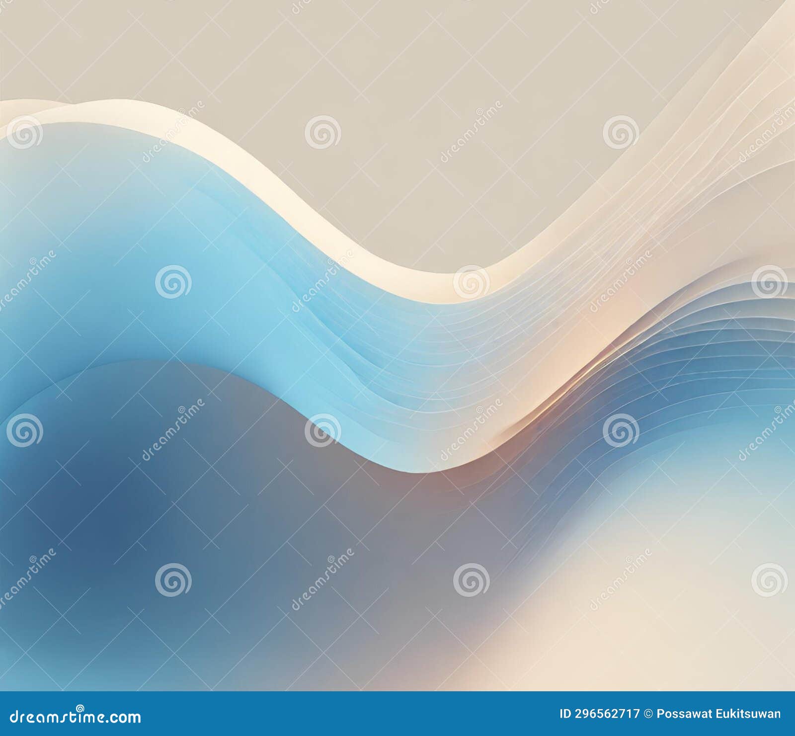 Abstract Image with a Gradient Background Transitioning from Cream To ...