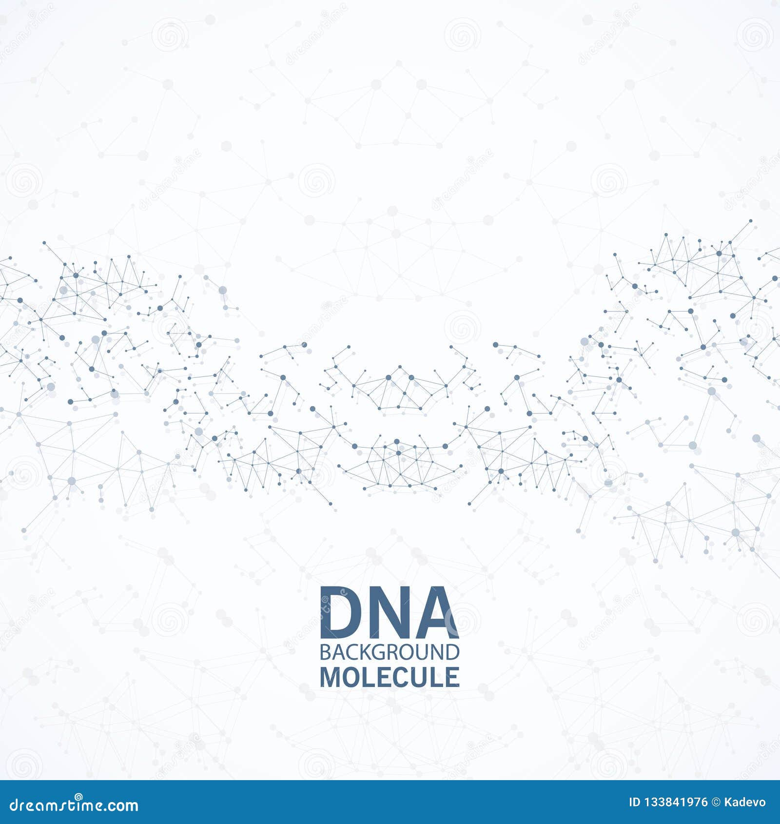 Abstract Image of Human DNA. Vector Illustration Stock Vector ...