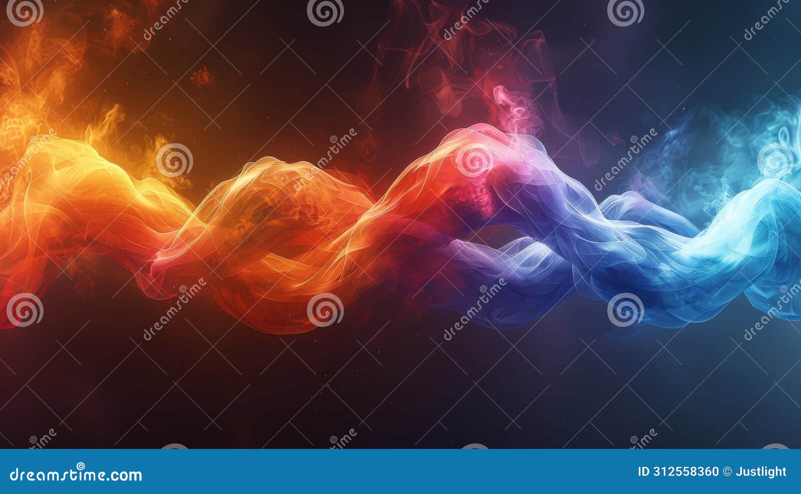 An Abstract Image of an Infinity Symbol with a Vibrant Rainbowcolored ...
