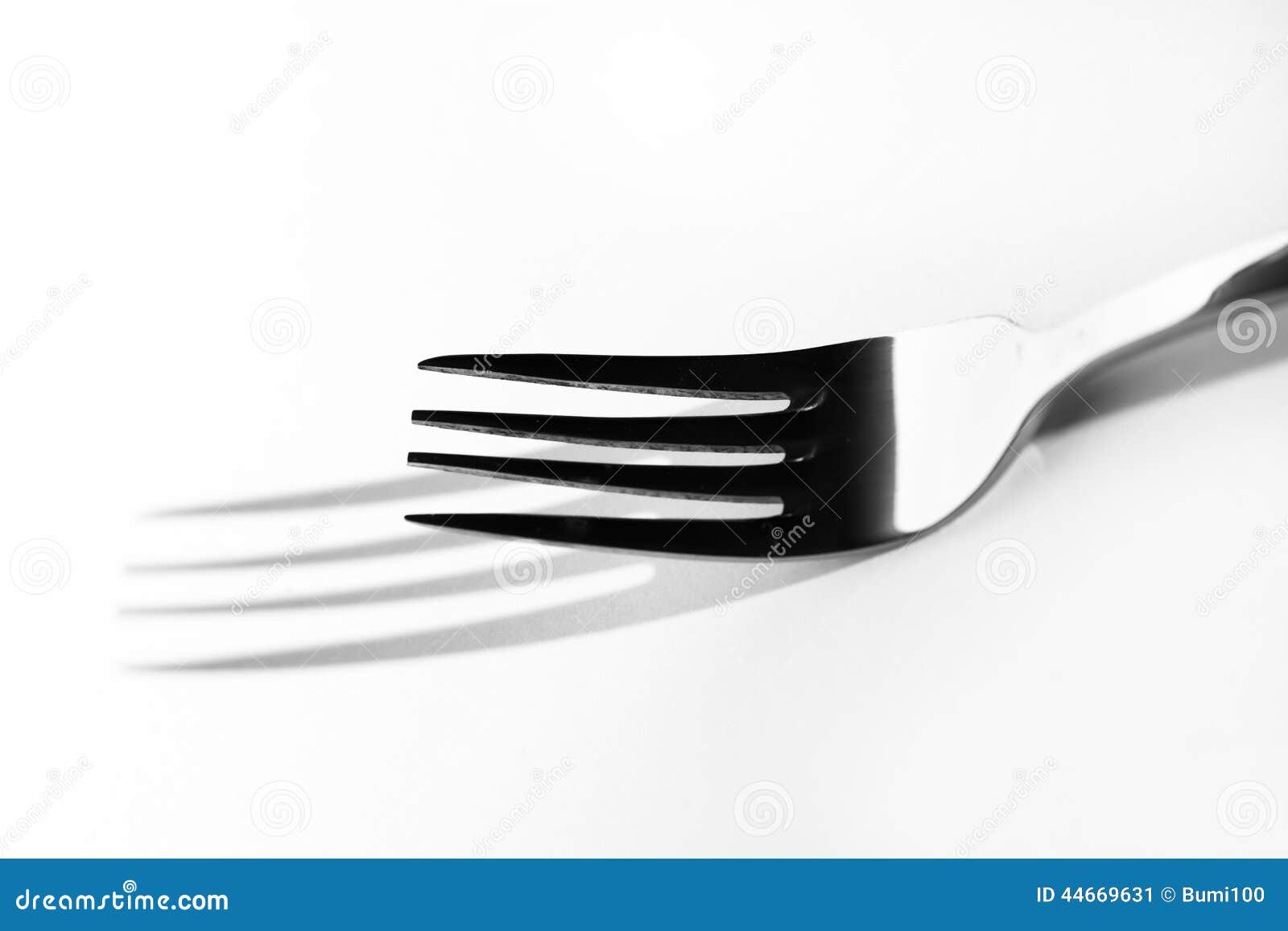 Abstract Image for Kitchen. Fork Shadow Stock Image - Image of utensil ...