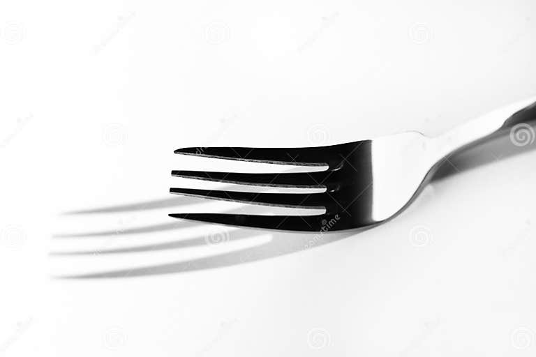 Abstract Image for Kitchen. Fork Shadow Stock Image - Image of utensil ...