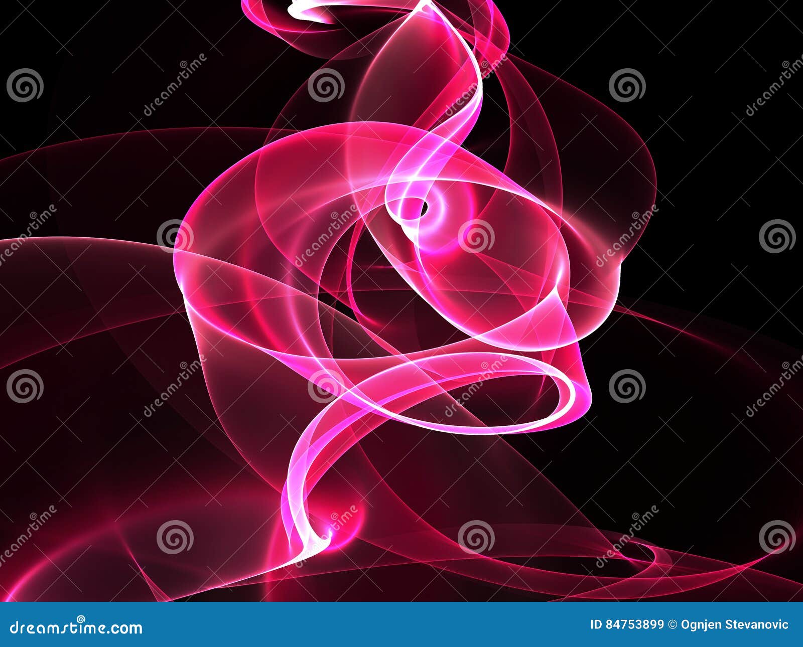 Abstract Image Made on Black Base Stock Illustration - Illustration of ...