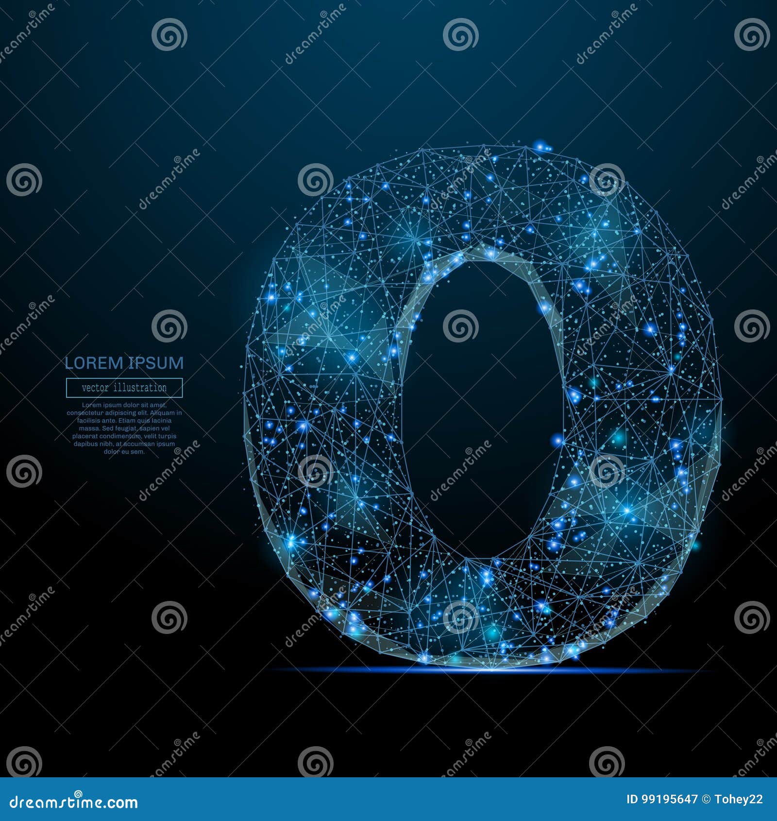 Number 0 Zero Made Of Purple Plastic With Abstract Holes Isolated On ...