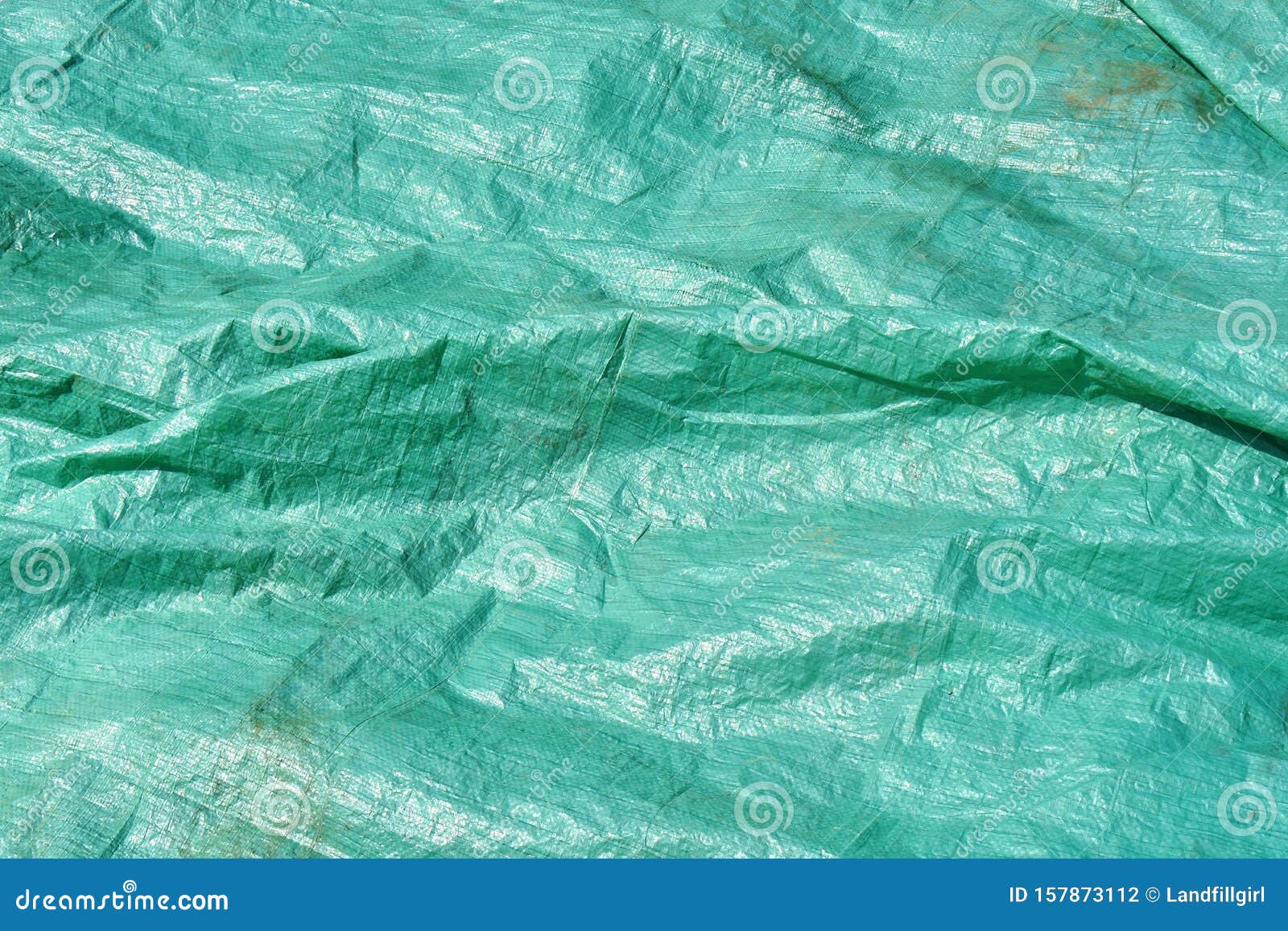 Green Plastic Tarp Abstract Stock Photo - Image of dirty, tent: 157873112