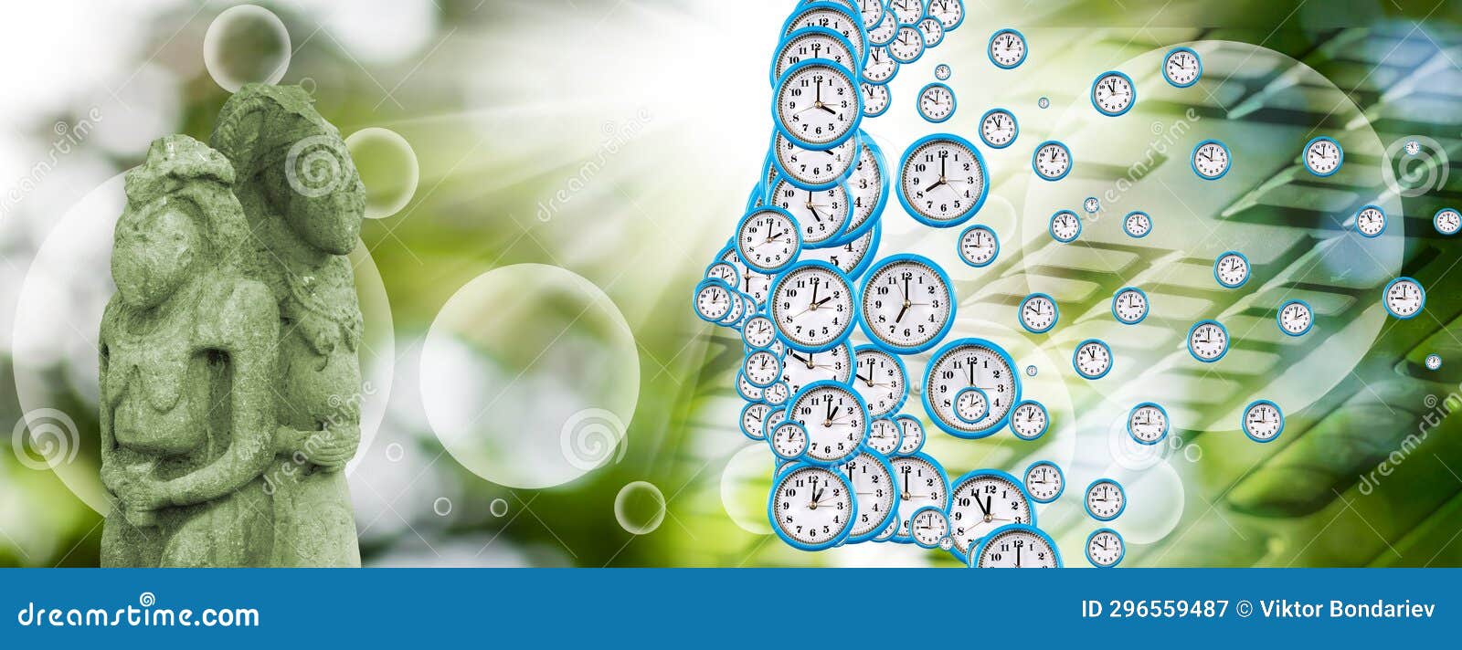 Abstract Image of a Person S Profile Symbolically Composed of Dials of ...