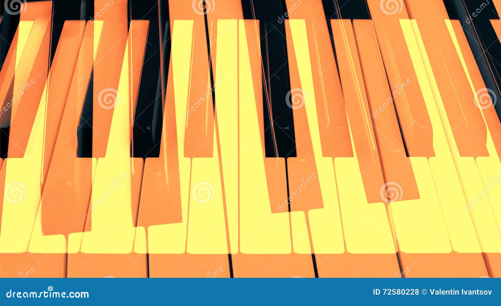 Abstract Image of Piano Keys Stock Illustration - Illustration of ...