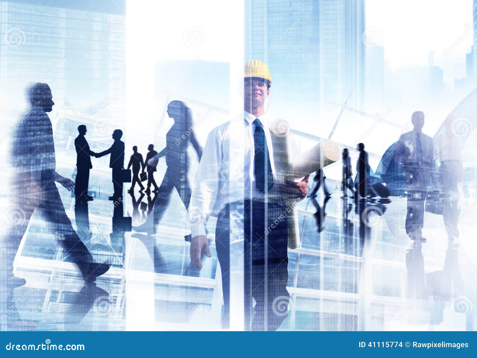 Abstract Image Of Professional Busy People Stock Photo - Image of ...