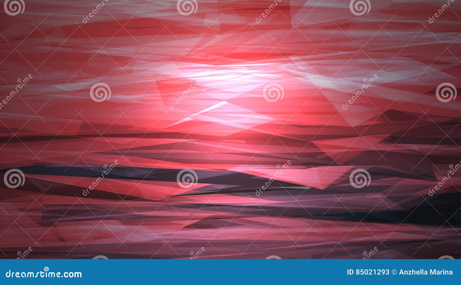 Abstract Image, Red Abstract Landscape Stock Illustration ...
