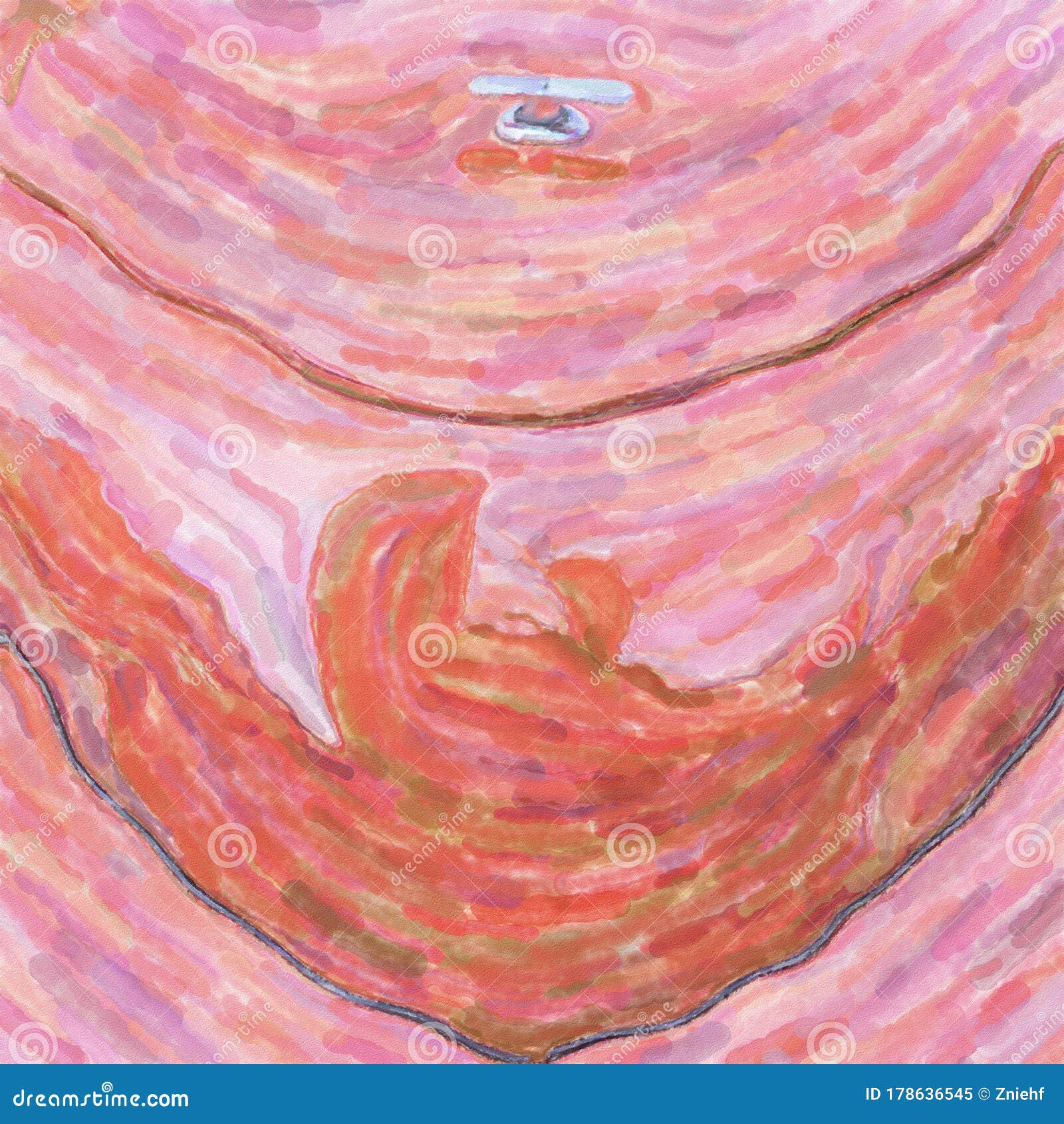 Abstract Image of the Red Rounded End of an Unidentifiable Car Stock ...