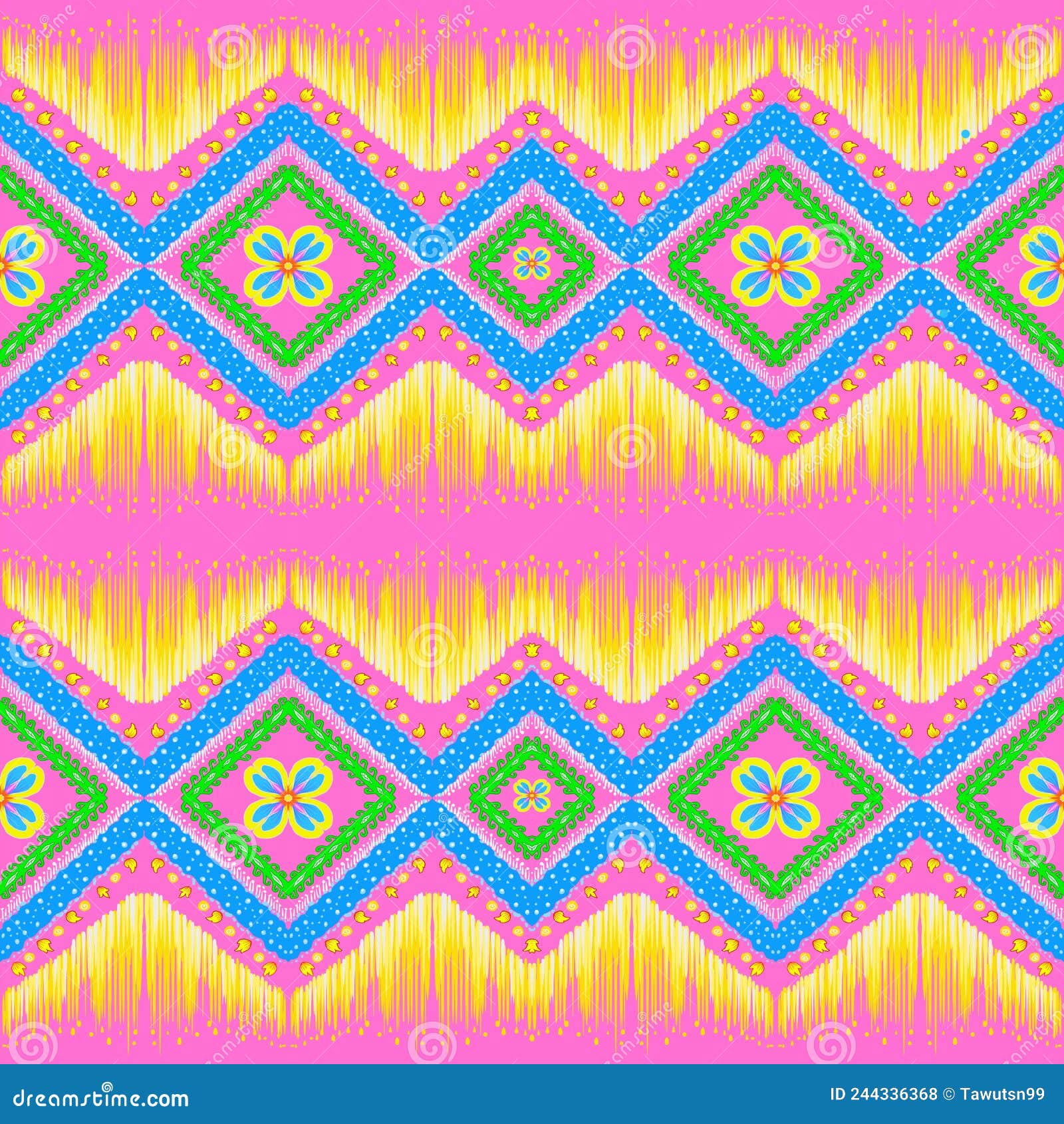 Abstract Image Repeating Pattern of Abstract Shapes. Stock Illustration ...