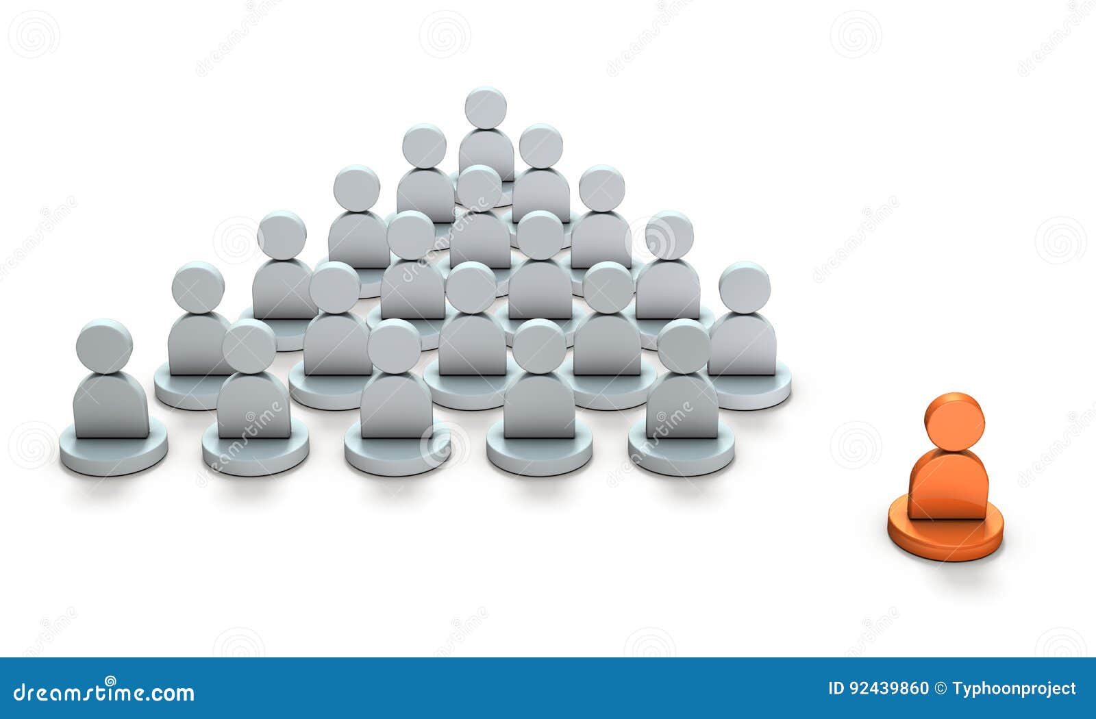 Abstract Image Representing Independent Existence. Stock Illustration ...
