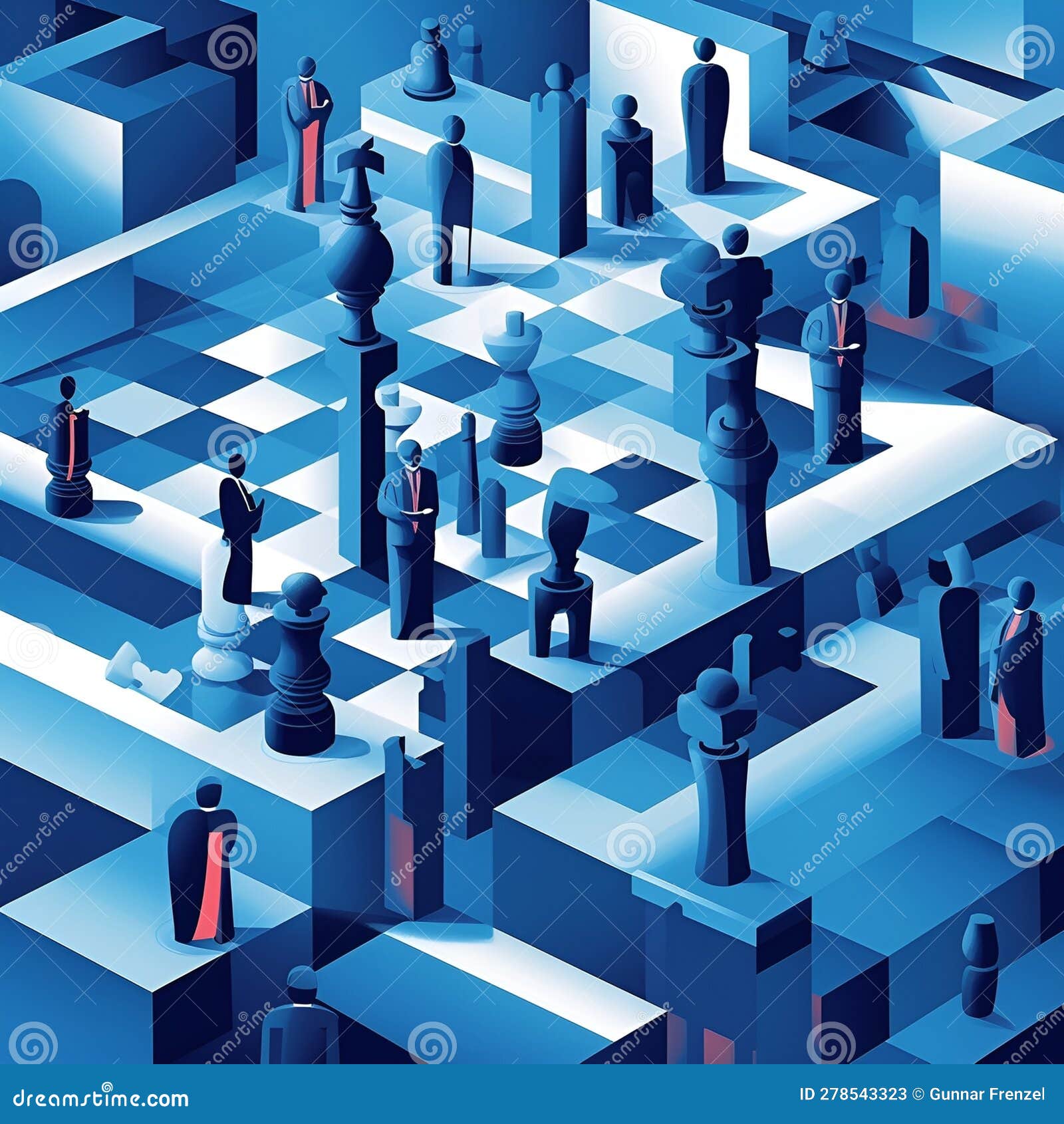 Abstract Image Representing Strategic Business Planning Stock ...