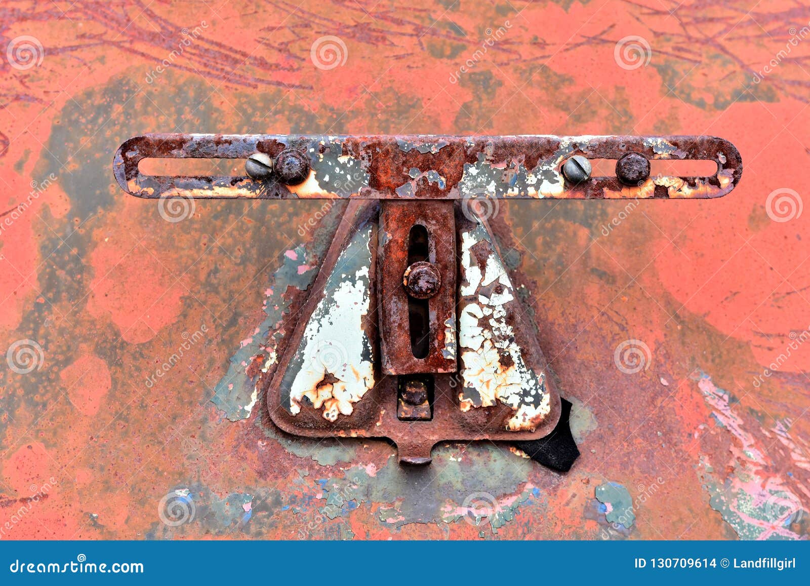 Rusted Red Metal Texture stock photo. Image of grungy - 130709614