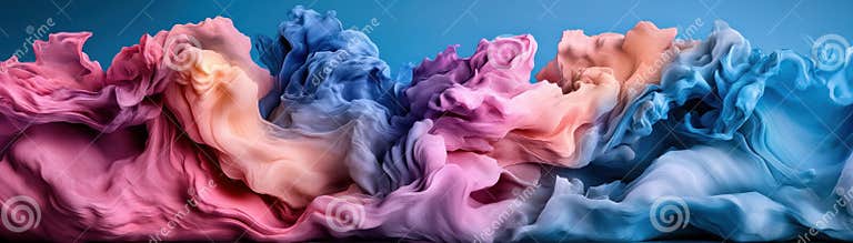 This Abstract Image Showcases a Powerful Flow of Color, Symbolizing the ...