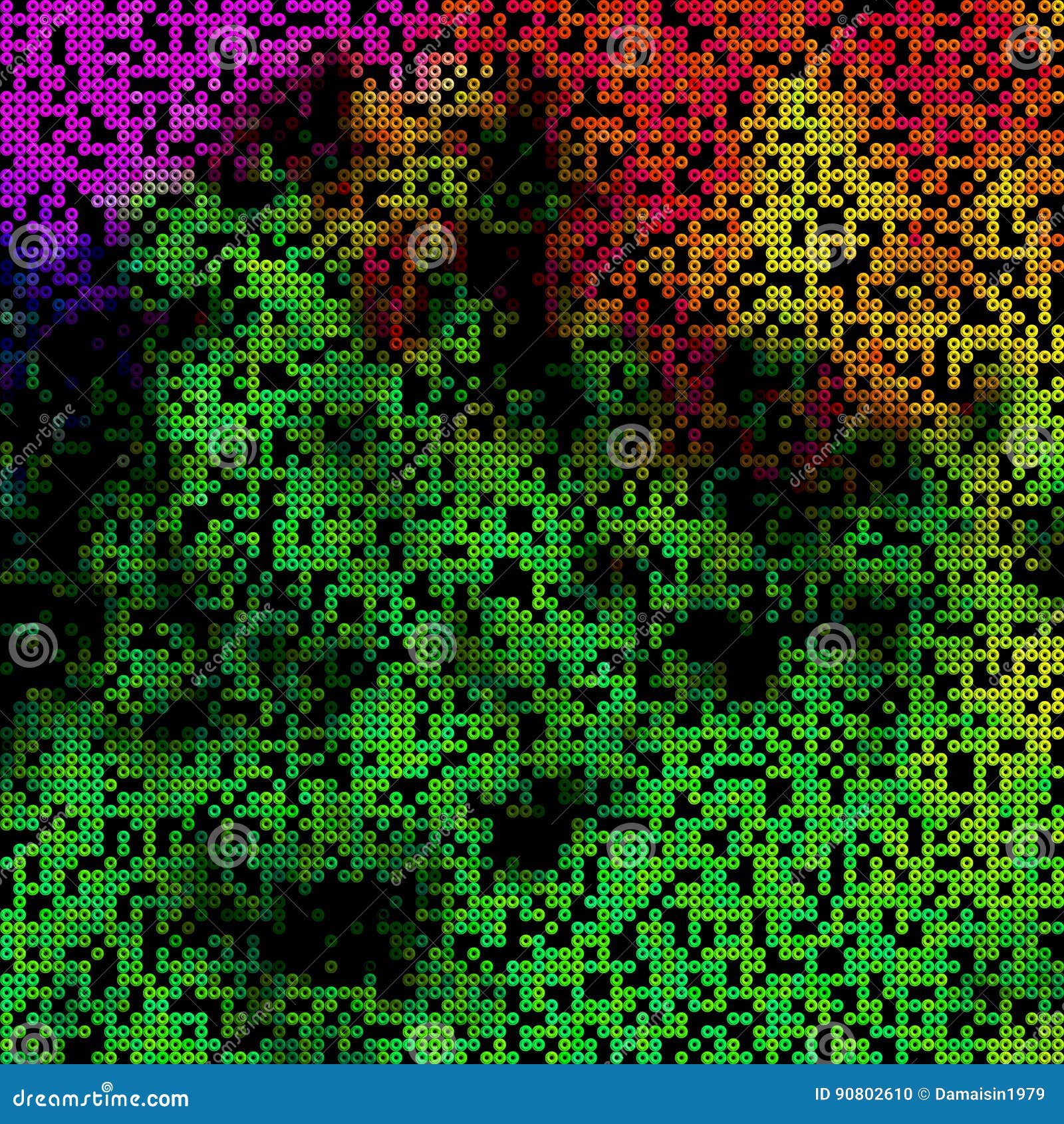 Abstract Image with Small Circles Stock Illustration - Illustration of ...