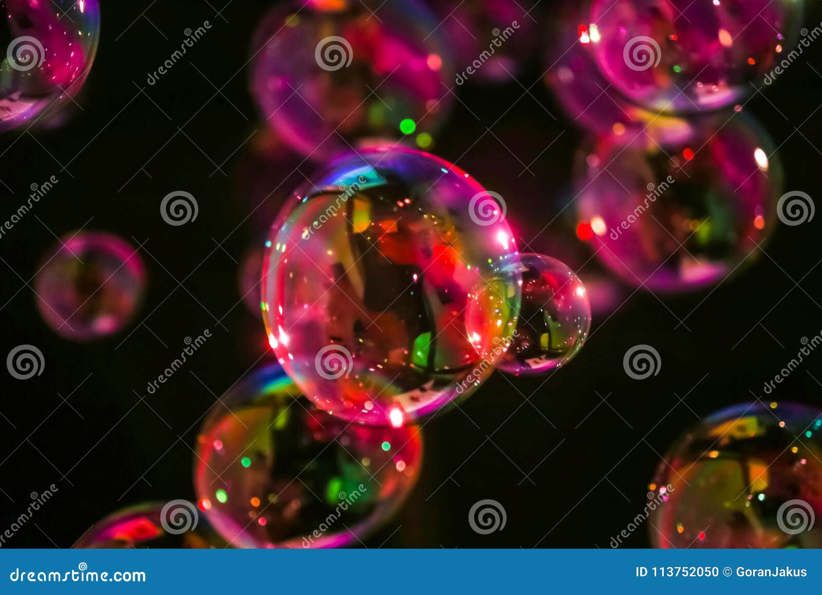 Abstract Image of Soap Bubbles Stock Photo - Image of background ...