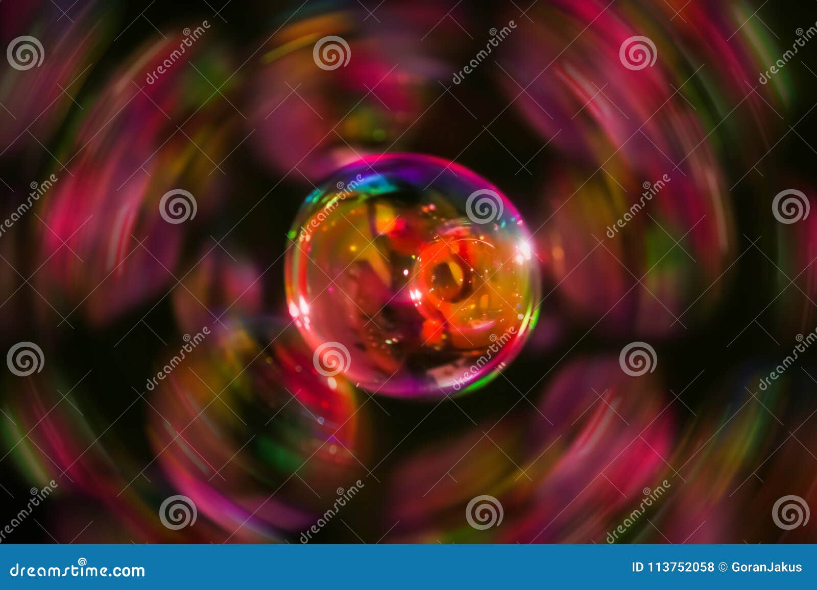 Abstract Image of Soap Bubbles Stock Photo - Image of horizontal, foam ...