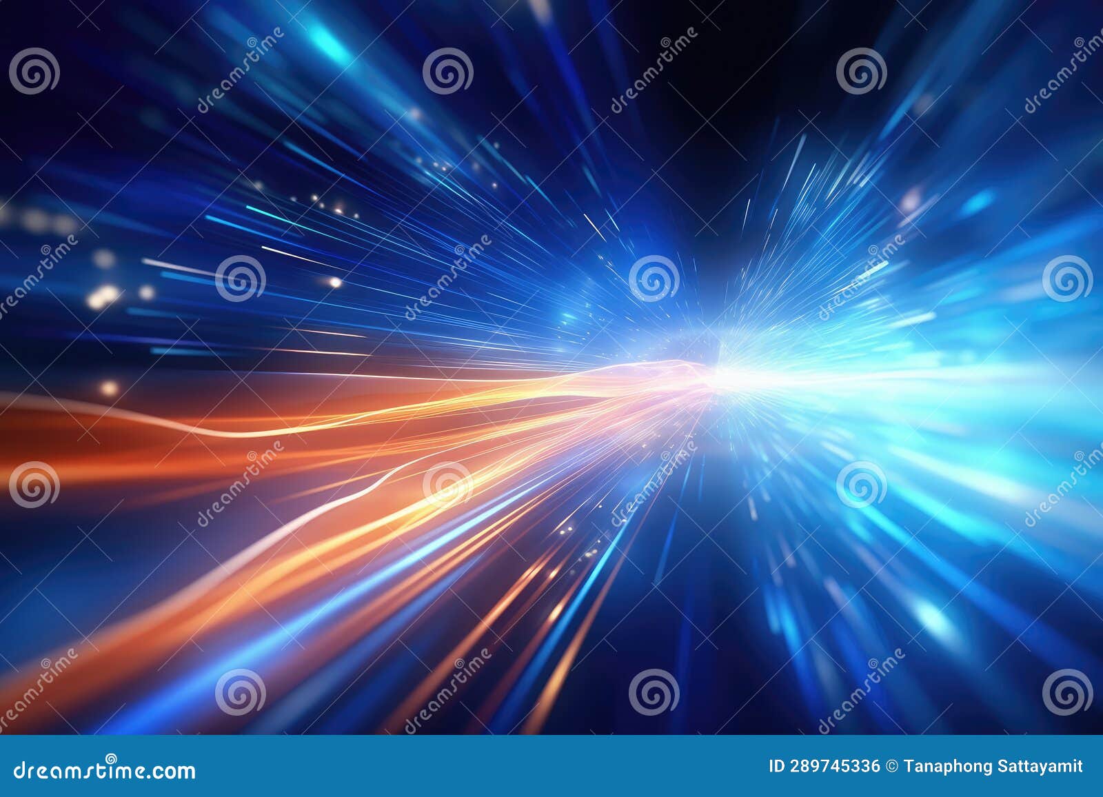 Abstract Image of Speed Motion on the Road with High Speed Stock ...