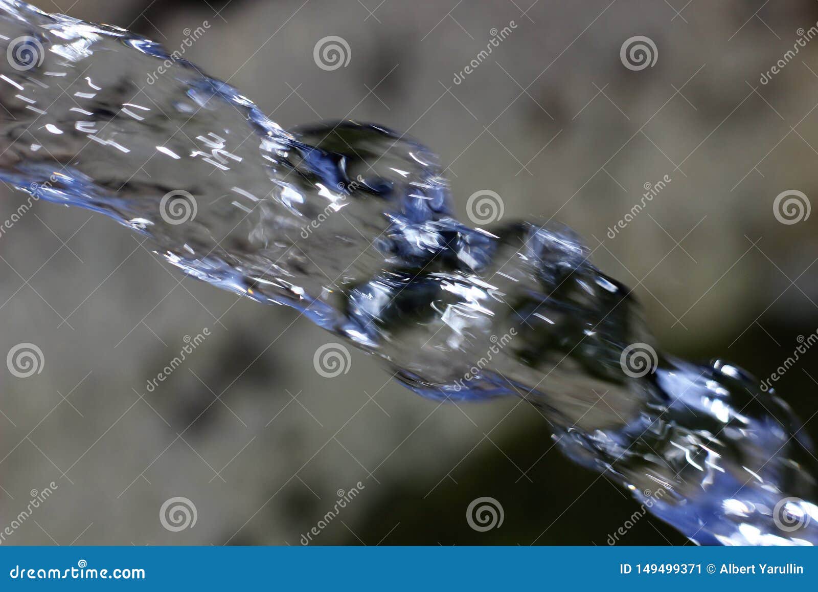 Abstract Image with a Stream of Clean Water Stock Image - Image of ...