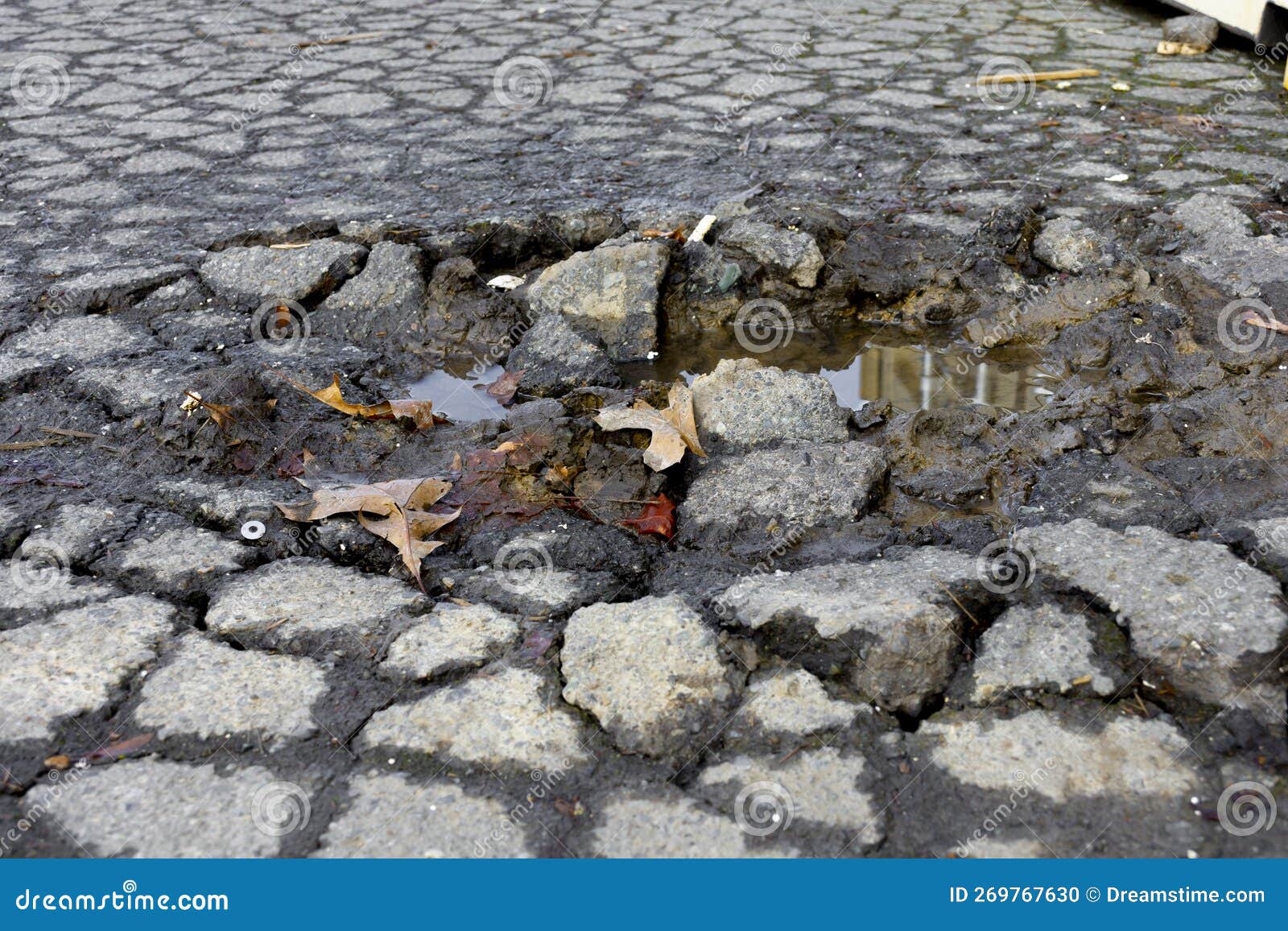 Broken and Cracked Pavement Texture Stock Photo - Image of pavement ...