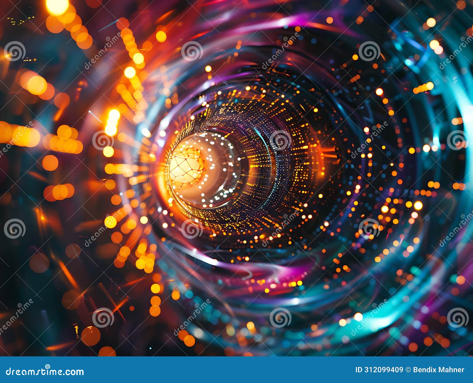 "Data Storm Abstract Background - Information Swirling in Technological ...