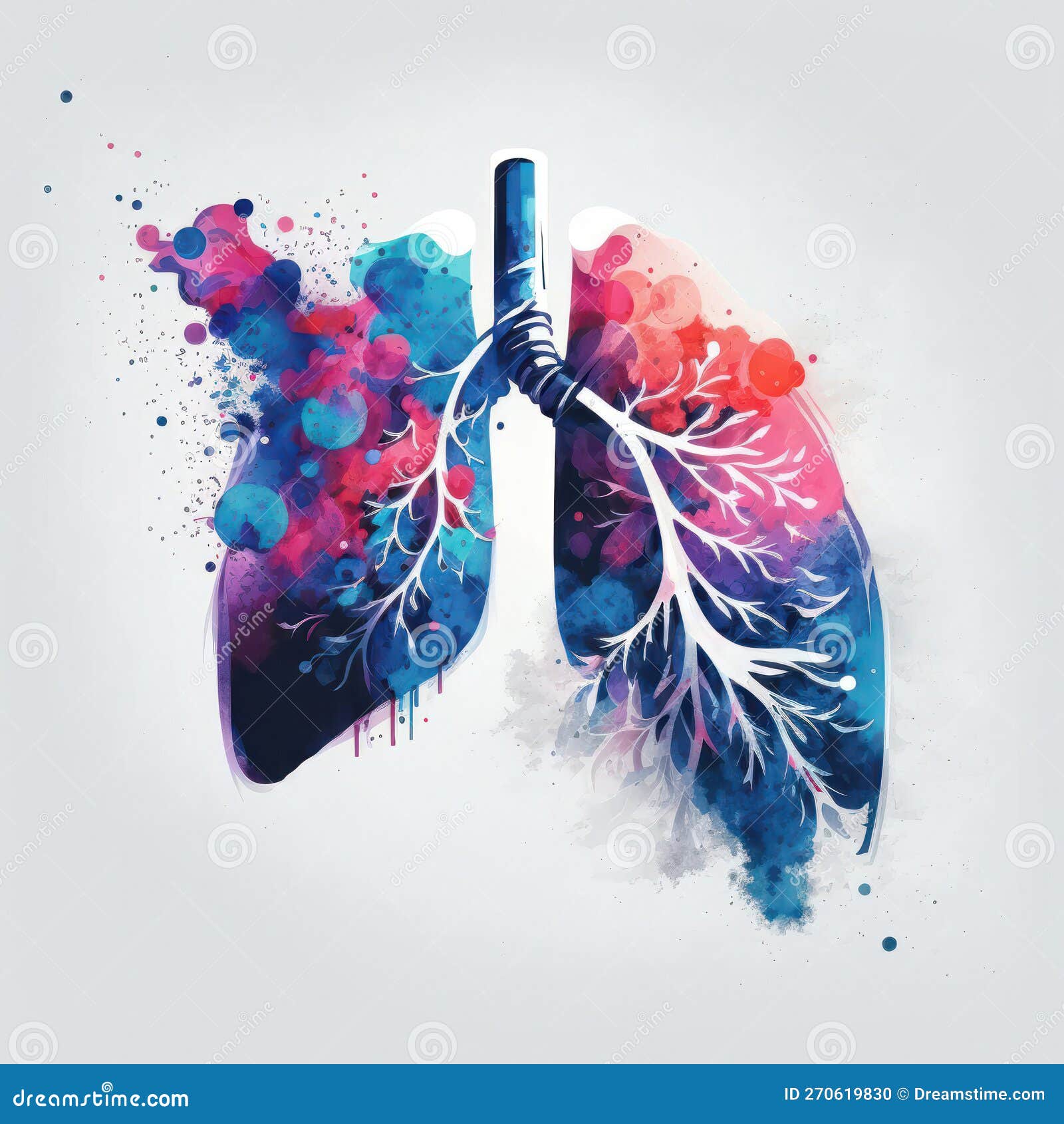 Breath of Resilience: an Abstract Depiction of Lung Cancer. Generative ...