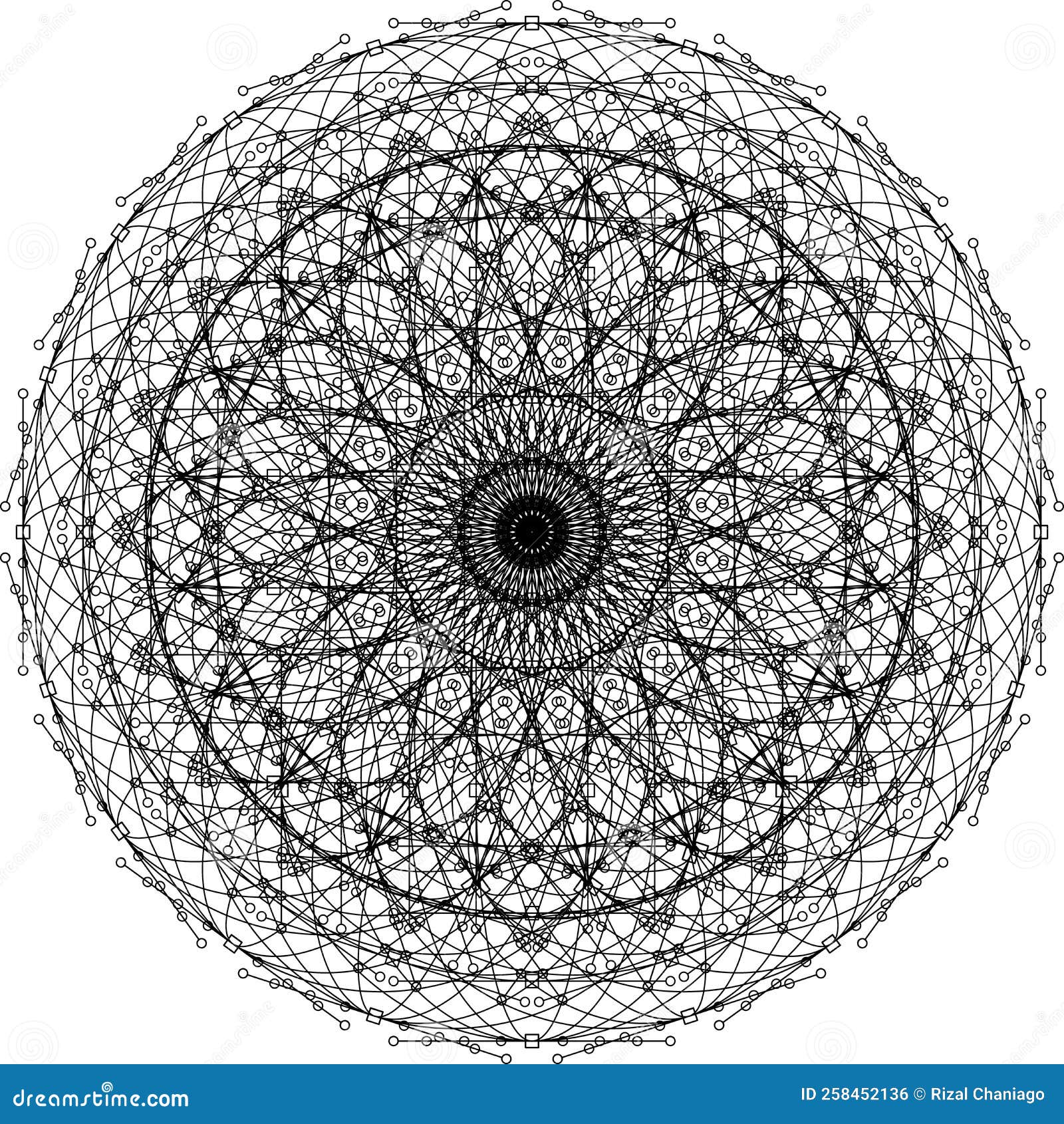 Abstract Image. Vector Image Stock Illustration - Illustration of nodes ...