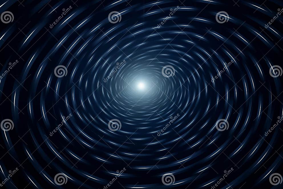 An Abstract Image of a Vortex with a Bright Light in the Center Stock ...