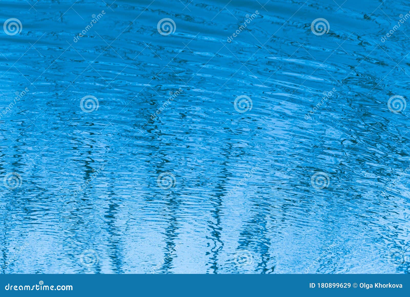 Abstract Image of Water Surface with Reflection of Trees Stock Image ...