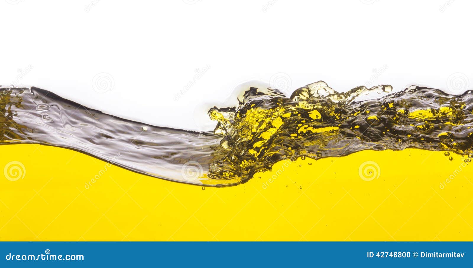 Abstract Image of a Yellow Liquid Spilled Stock Photo - Image of ...