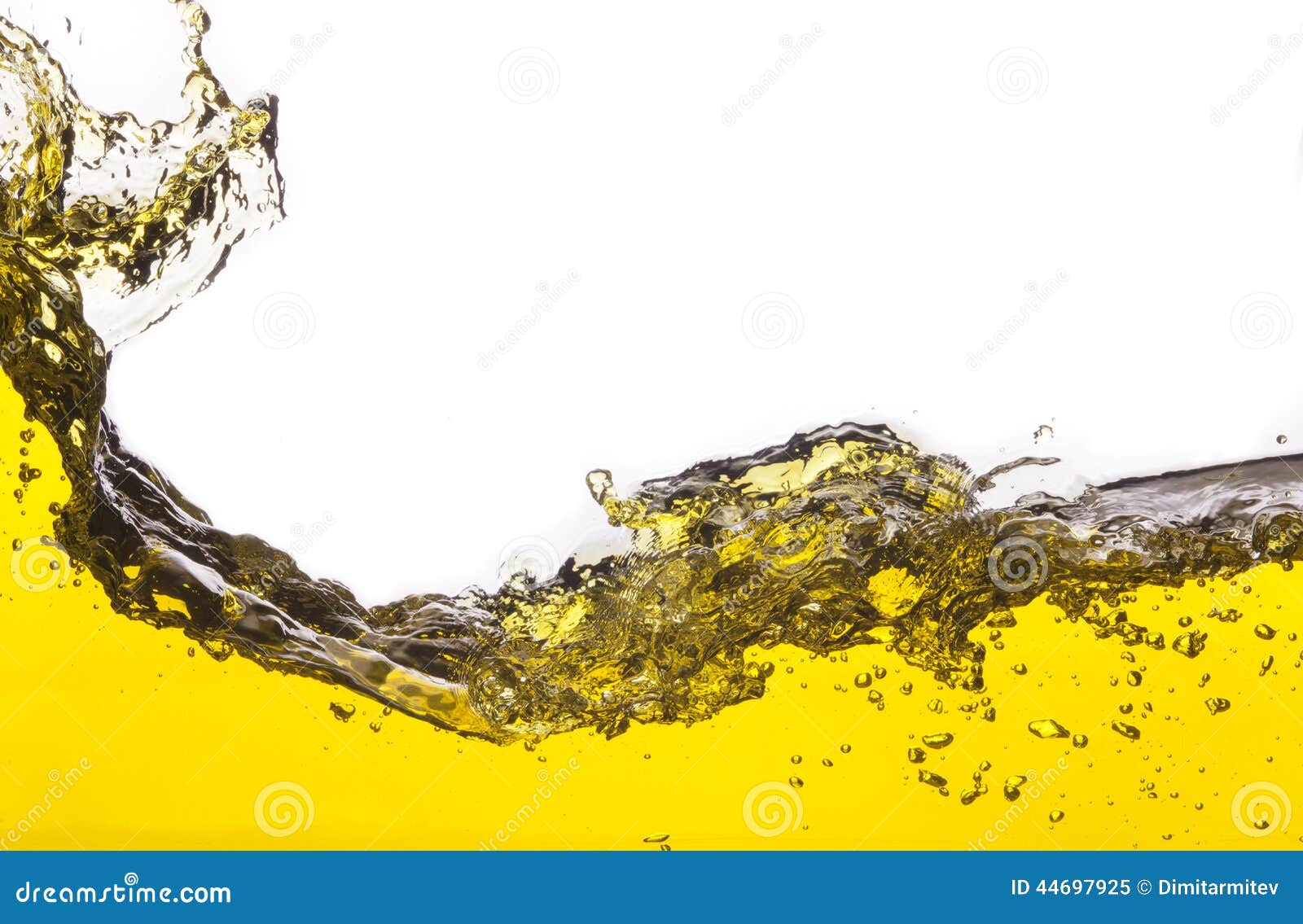 Abstract Image of a Yellow Liquid Spilled. Stock Image - Image of clear ...