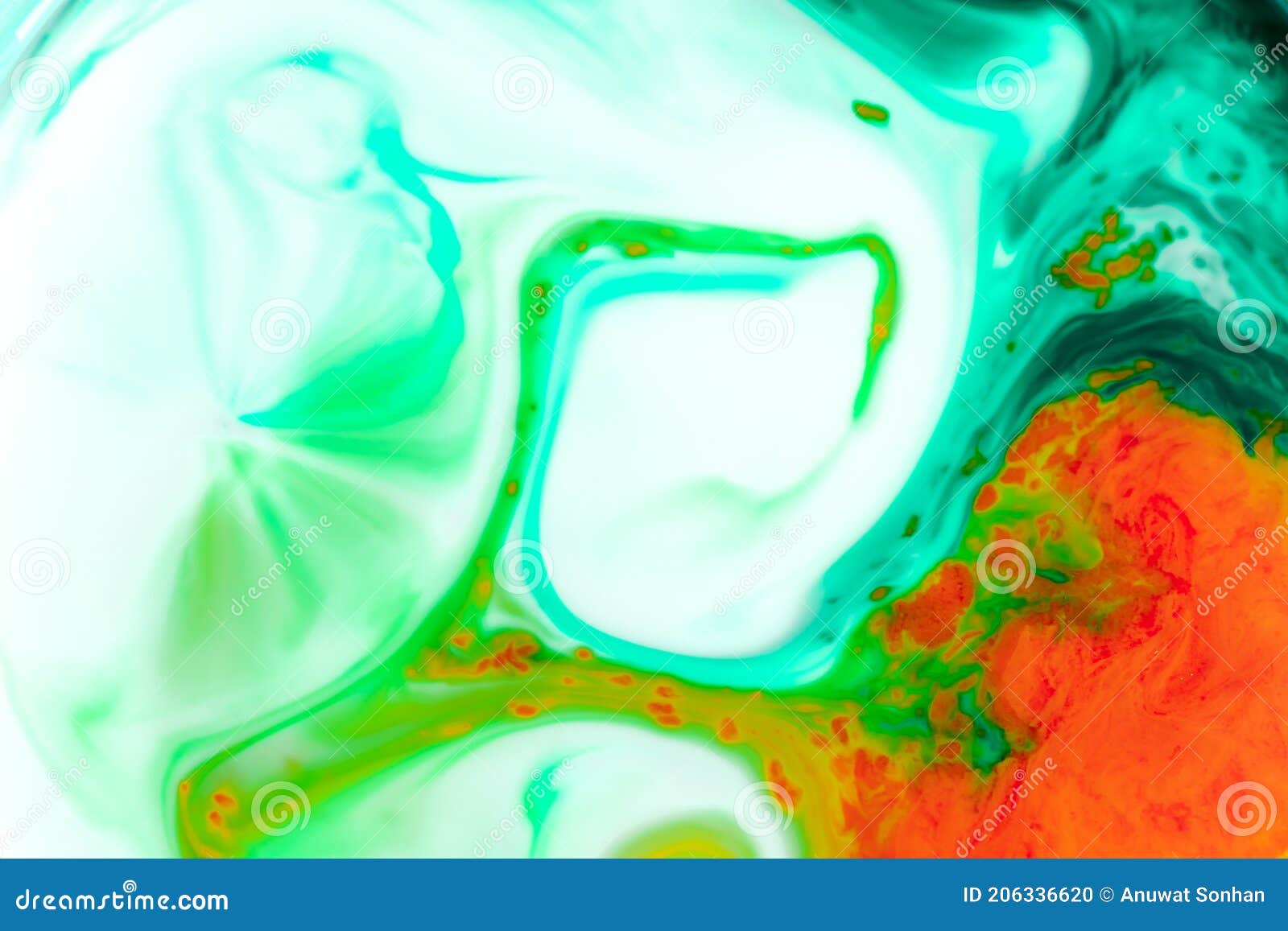 Abstract Images of Multiple Colors Mixed Together To Form a Pattern ...