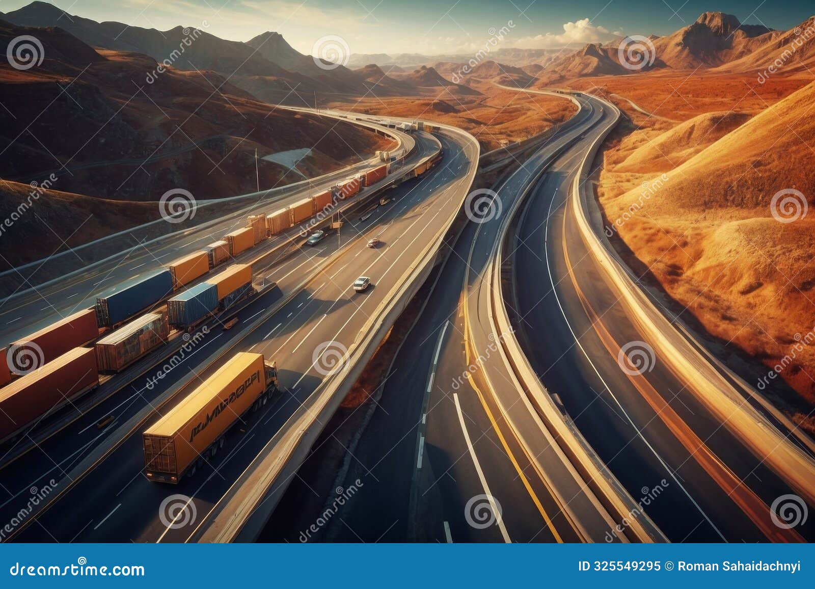 Abstract Images of Roads and Routes, Emphasizing Direction and Purpose ...